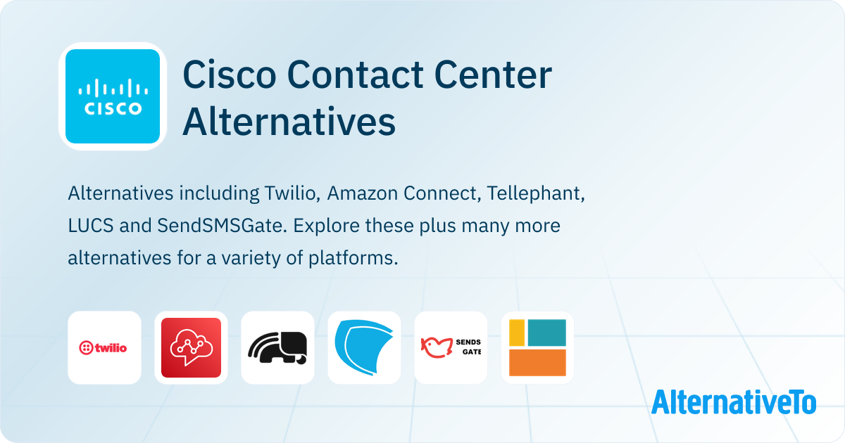 Cisco Contact Center Alternatives - Explore Similar Sites & Apps ...