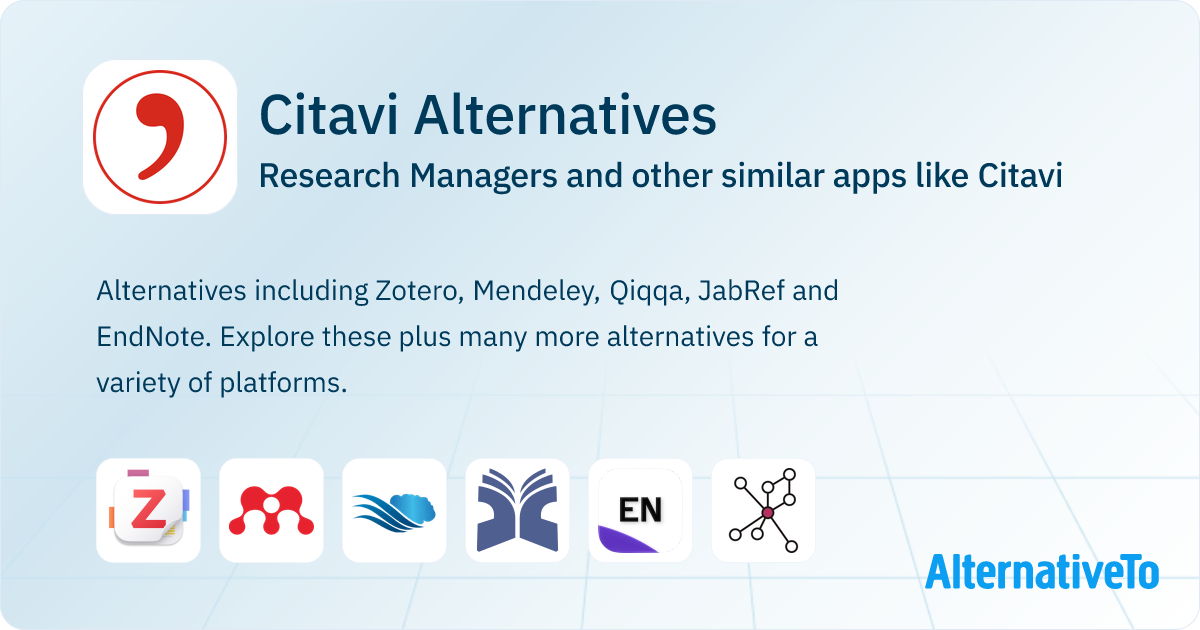 Citavi Alternatives: Top 12 Research Managers & Similar Apps ...