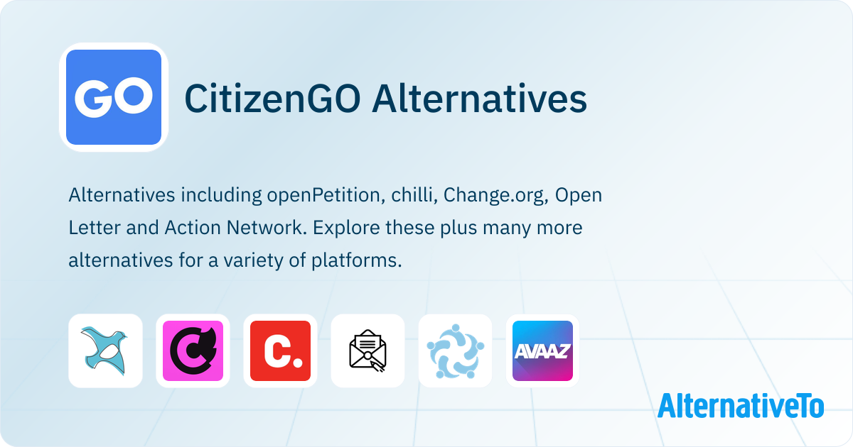 CitizenGO Alternatives - Explore Similar Sites & Apps | AlternativeTo