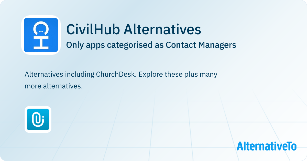 CivilHub Alternatives: Top 1 Contact Managers | AlternativeTo