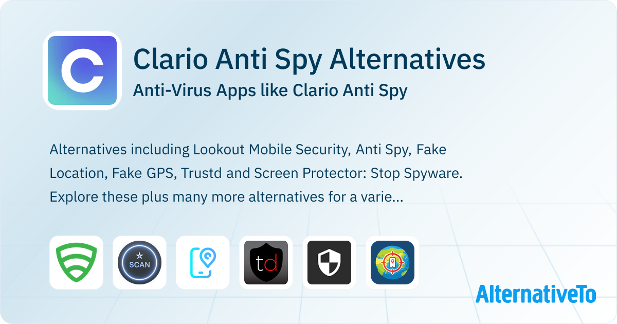 Clario Anti Spy Alternatives: Top 6 Anti-Virus & Similar Apps ...
