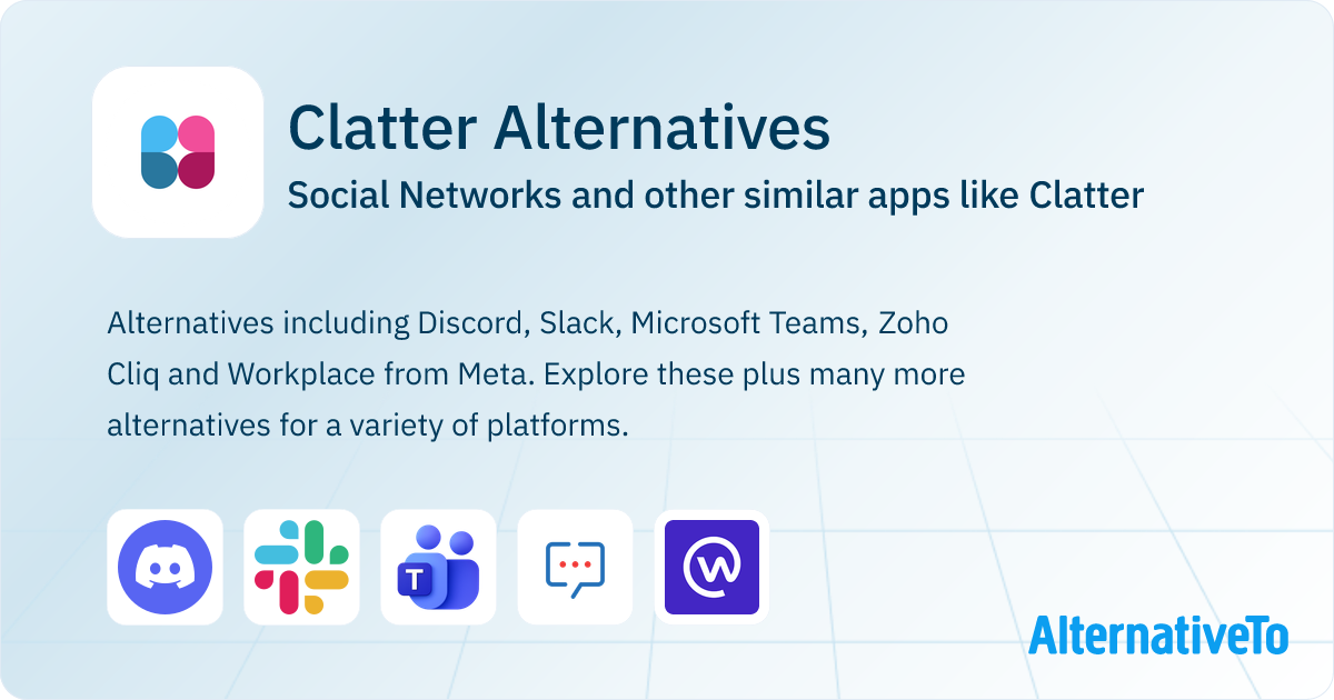 Clatter Alternatives: Top 5 Social Networks & Similar Websites ...