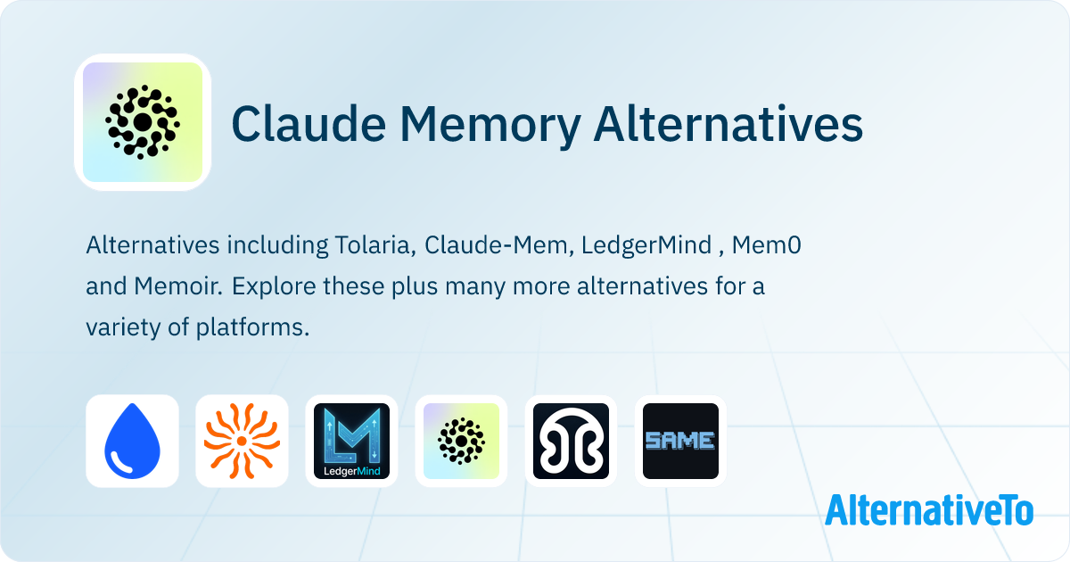 Claude Memory Alternatives - Explore Similar Extensions & Add-Ons ...