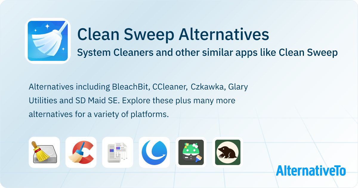 Clean Sweep Alternatives: Top 12 System Cleaners & Similar Apps ...