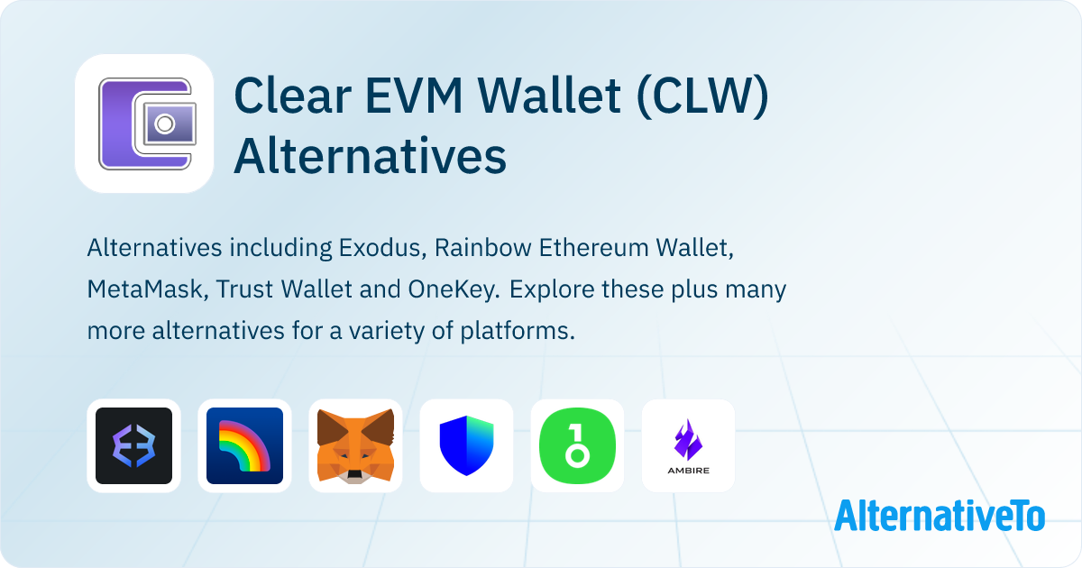 Clear EVM Wallet (CLW) Alternatives - Explore Similar Extensions & Add ...