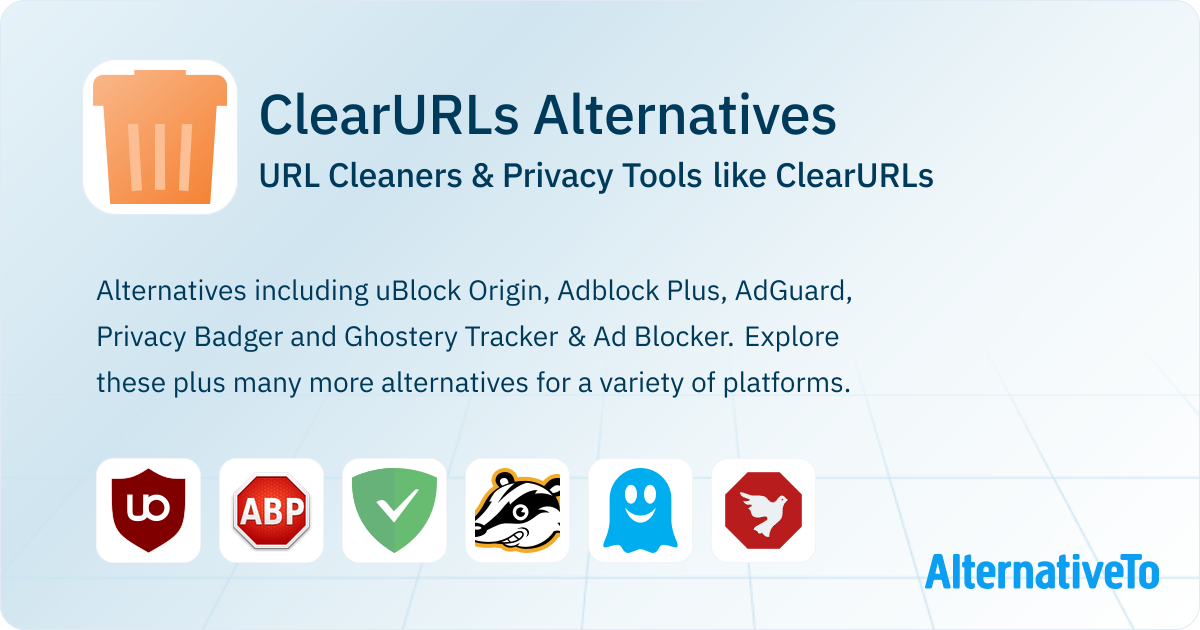 ClearURLs Alternatives: Top 12 URL Cleaners & Privacy Tools | AlternativeTo
