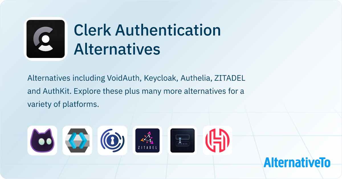 Clerk Authentication Alternatives - Explore Similar Sites & Apps ...