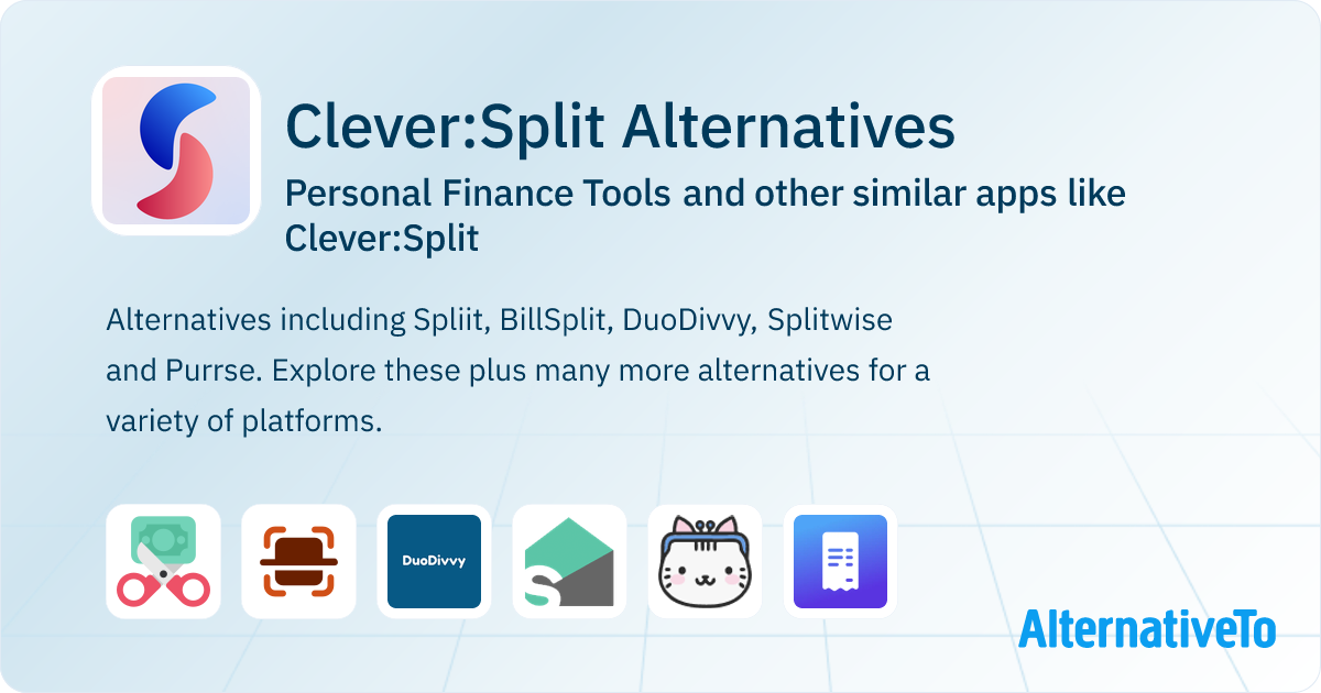 Clever:Split Alternatives: Top 12 Personal Finance Tools & Similar Apps ...