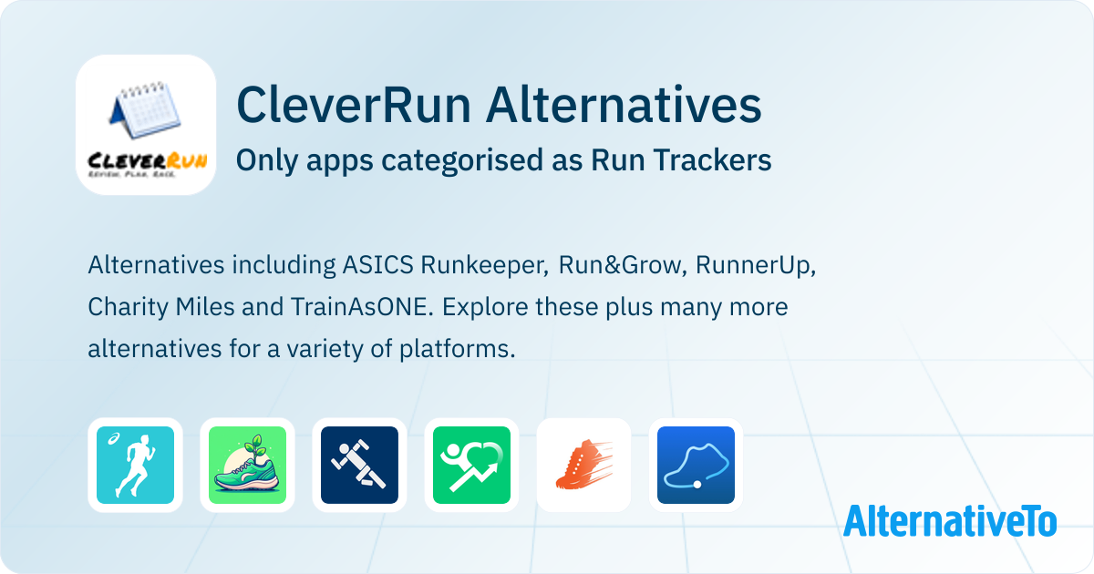 CleverRun Alternatives: Top 6 Run Trackers | AlternativeTo