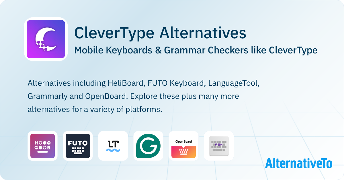 CleverType Alternatives: Top 12 Mobile Keyboards | AlternativeTo
