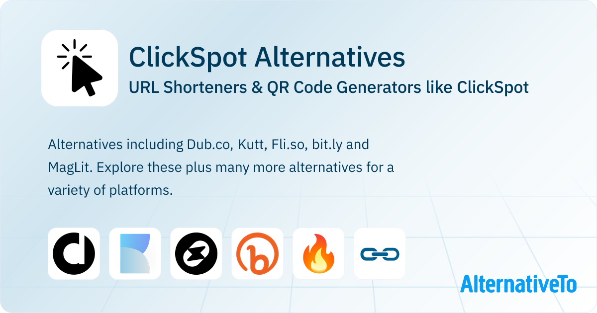ClickSpot Alternatives: Top 12 URL Shorteners | AlternativeTo