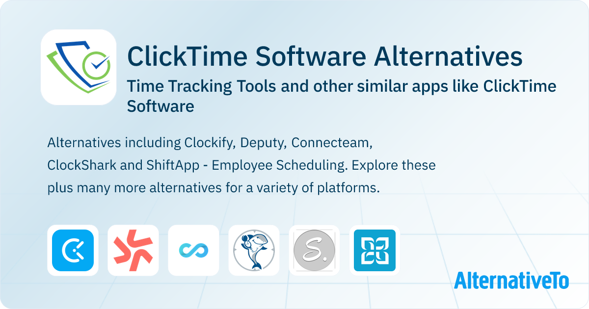 ClickTime Software Alternatives: Top 20 Time Tracking Tools & Similar ...