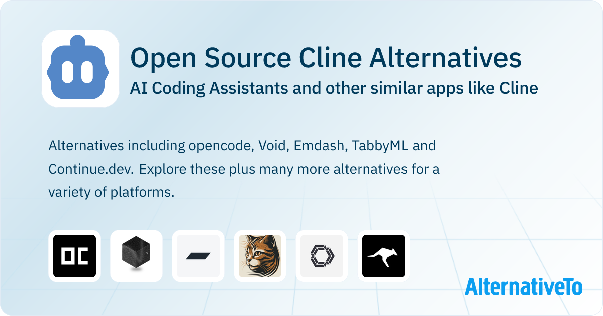 Open Source Cline Alternatives: Top 12 AI Coding Assistants & Similar ...
