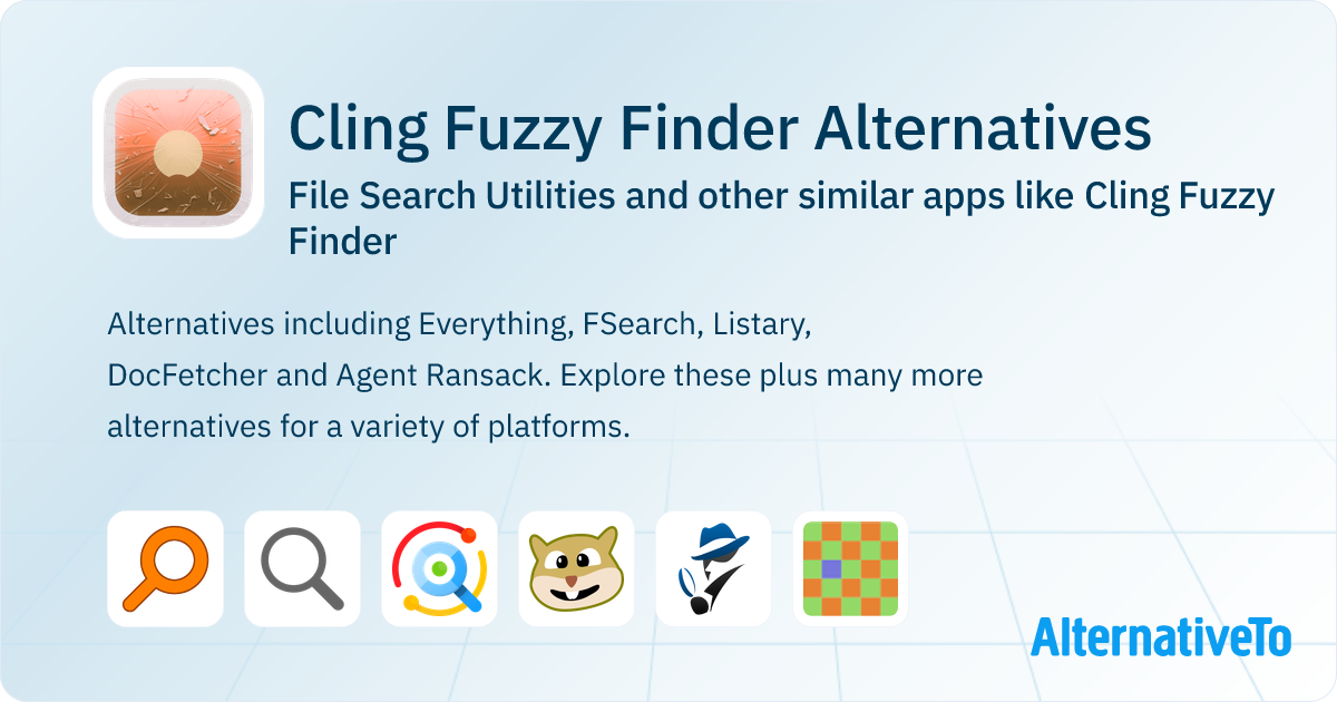 Cling Fuzzy Finder Alternatives: Top 12 File Search Utilities & Similar ...