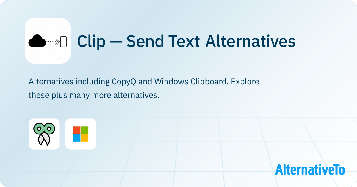 Clip — Send Text Alternatives - Explore Similar Sites & Apps ...