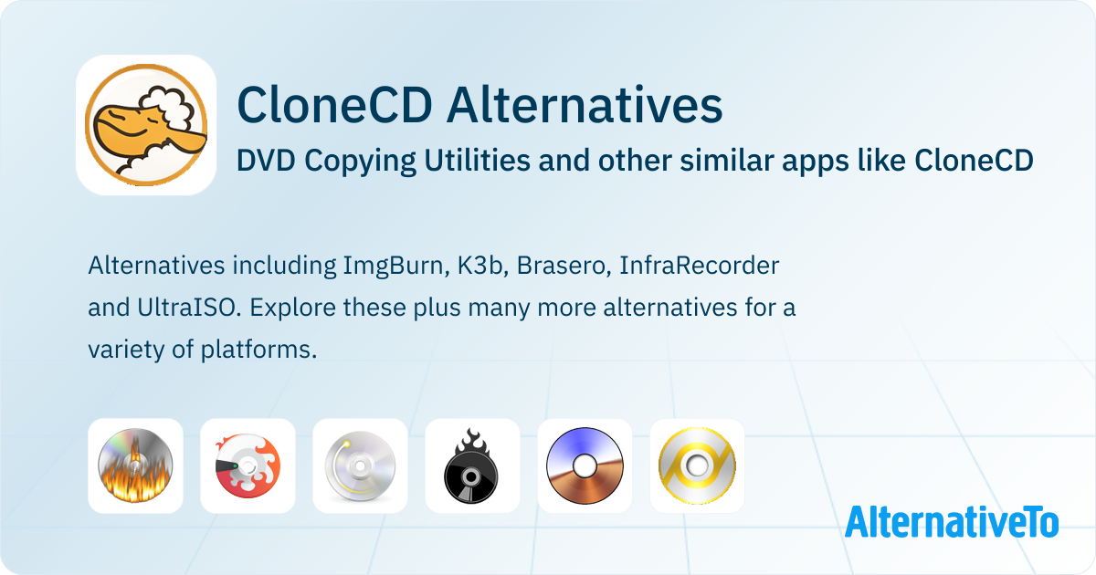 CloneCD Alternatives: Top 12 DVD Copying Utilities & Similar Apps ...