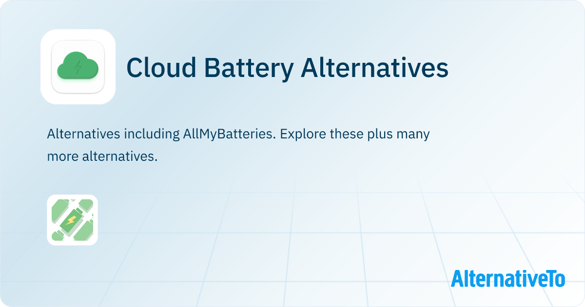 Cloud Battery Alternatives - Explore Similar Apps | AlternativeTo