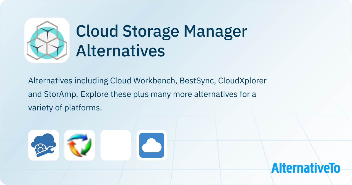Cloud Storage Manager Alternatives - Explore Similar Apps & Services ...