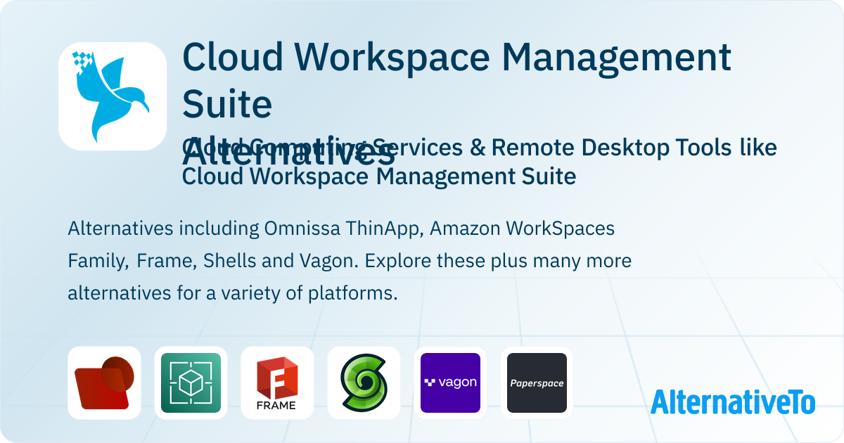 Cloud Workspace Management Suite Alternatives: Top 20 Cloud Computing ...