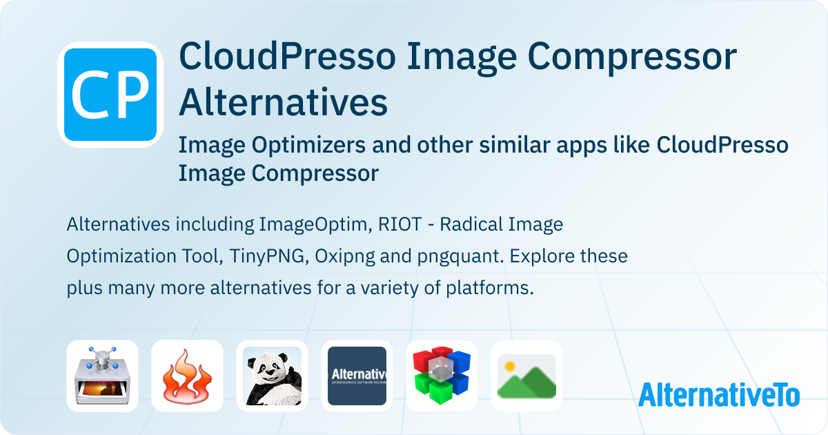 CloudPresso Image Compressor Alternatives: Top 12 Image Optimizers ...