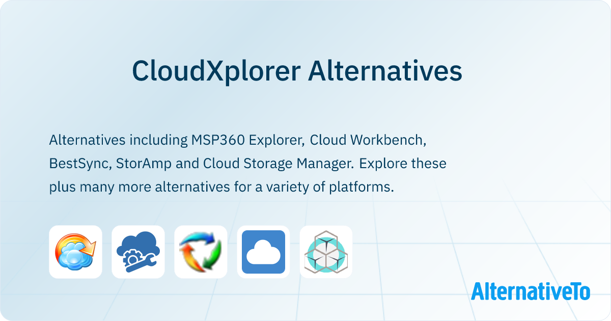CloudXplorer Alternatives - Explore Similar Software | AlternativeTo