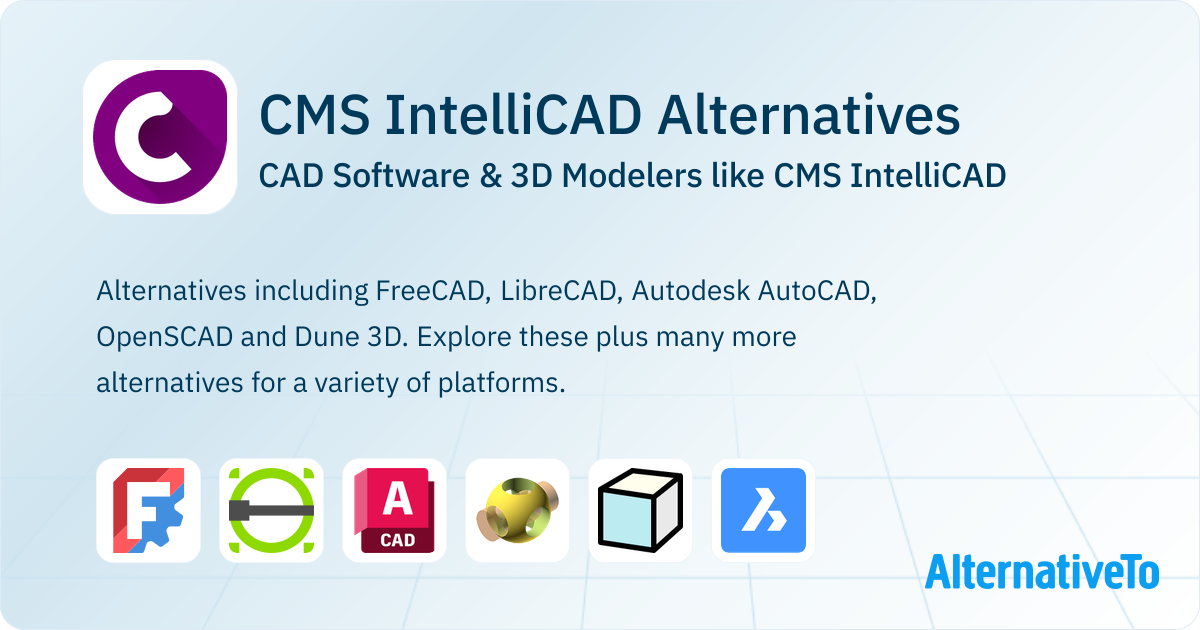 CMS IntelliCAD Alternatives: Top 12 CAD Software & 3D Modelers ...