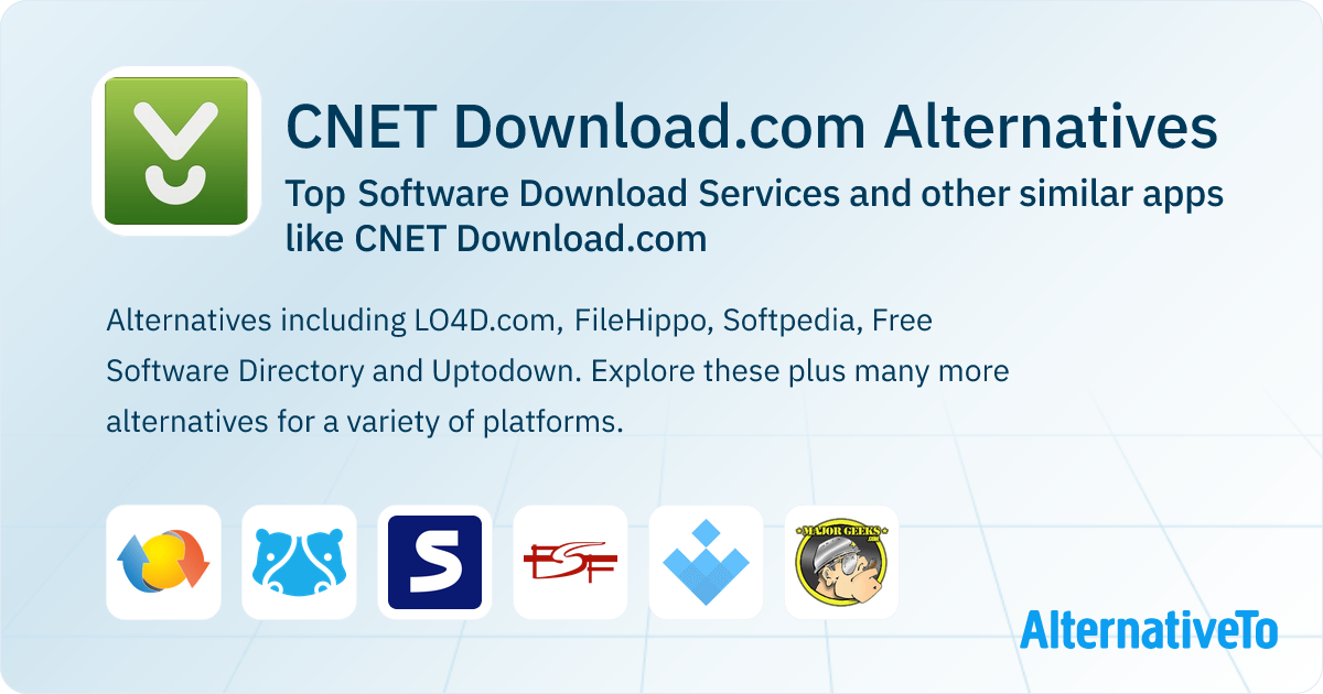 Great CNET Download.com Alternatives: Top Software Download Services ...