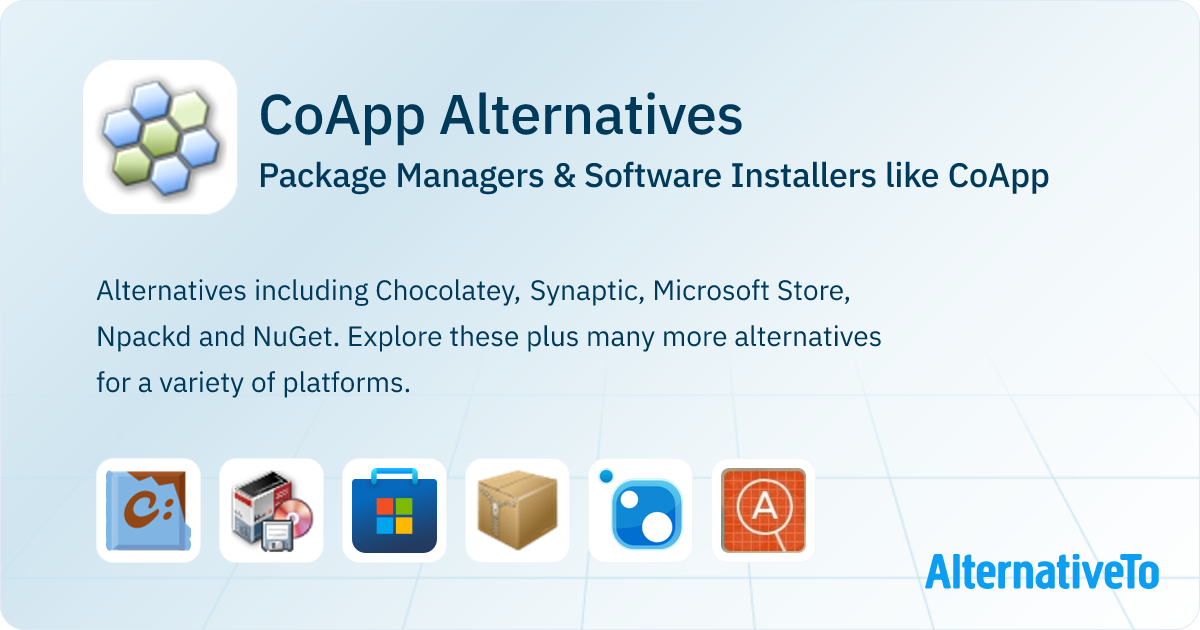 CoApp Alternatives: Top 17 Package Managers | AlternativeTo