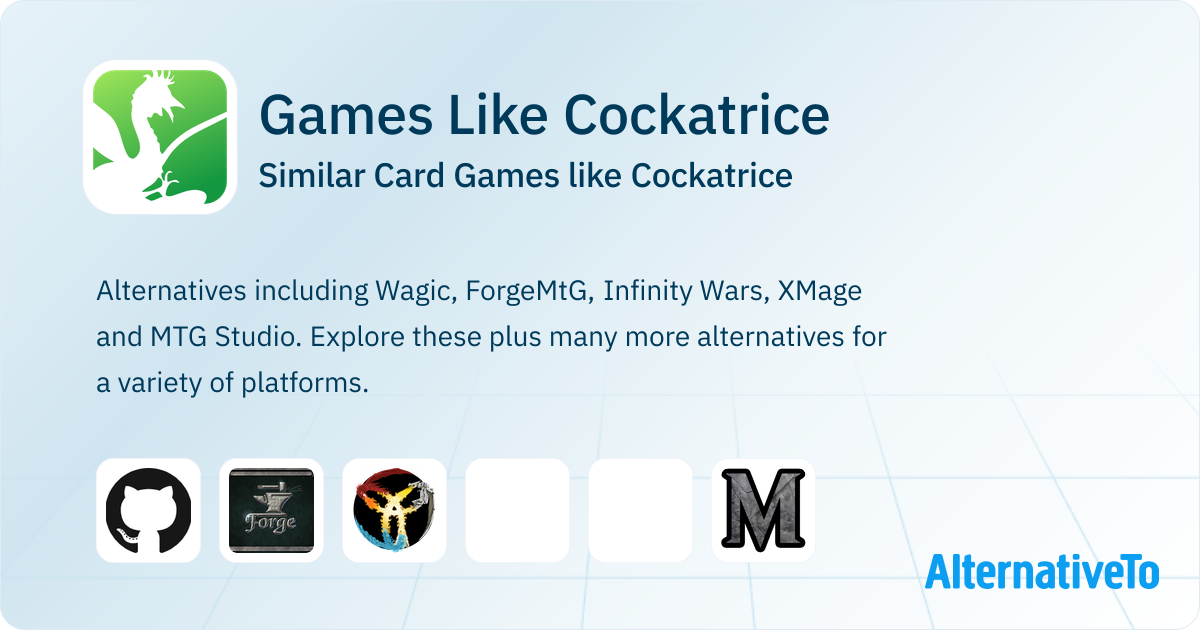 Games Like Cockatrice: Similar Card Games | AlternativeTo