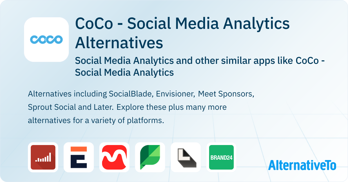 CoCo - Social Media Analytics Alternatives: Top 12 Social Media ...