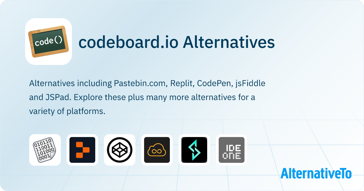 codeboard.io Alternatives - Explore Similar Sites & Apps | AlternativeTo