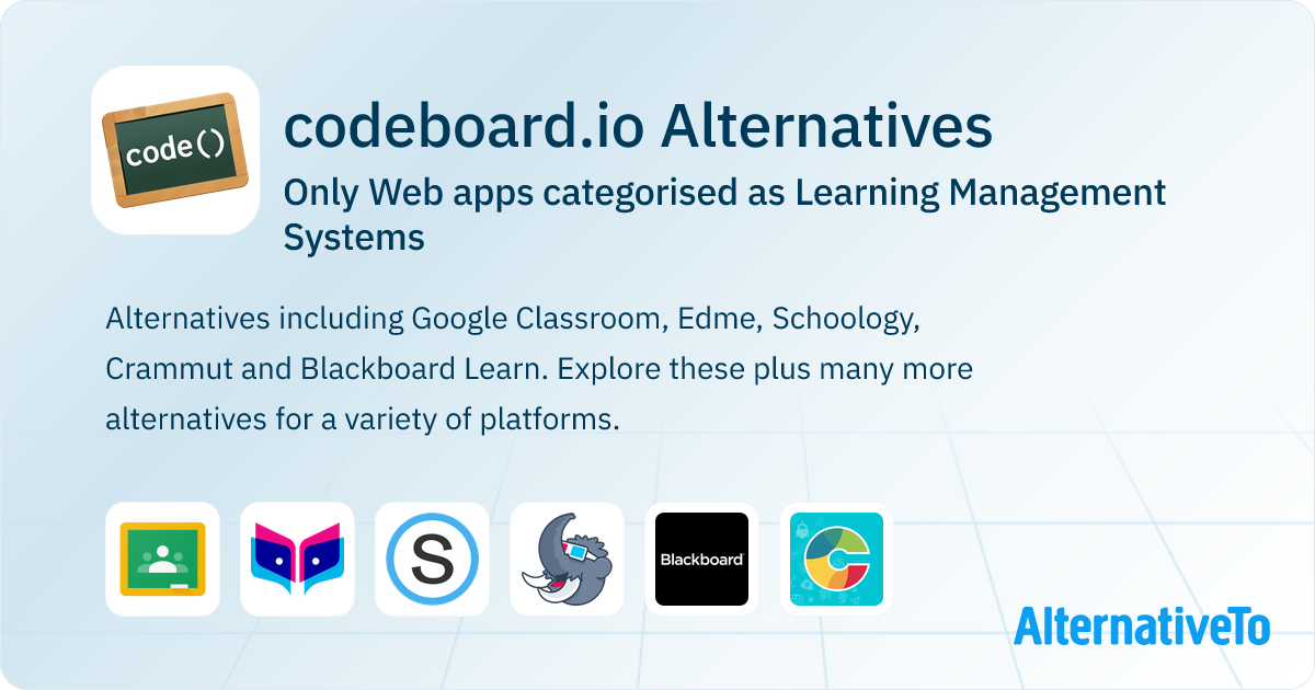 codeboard.io Alternatives: Top 6 Web-based Learning Management Systems ...