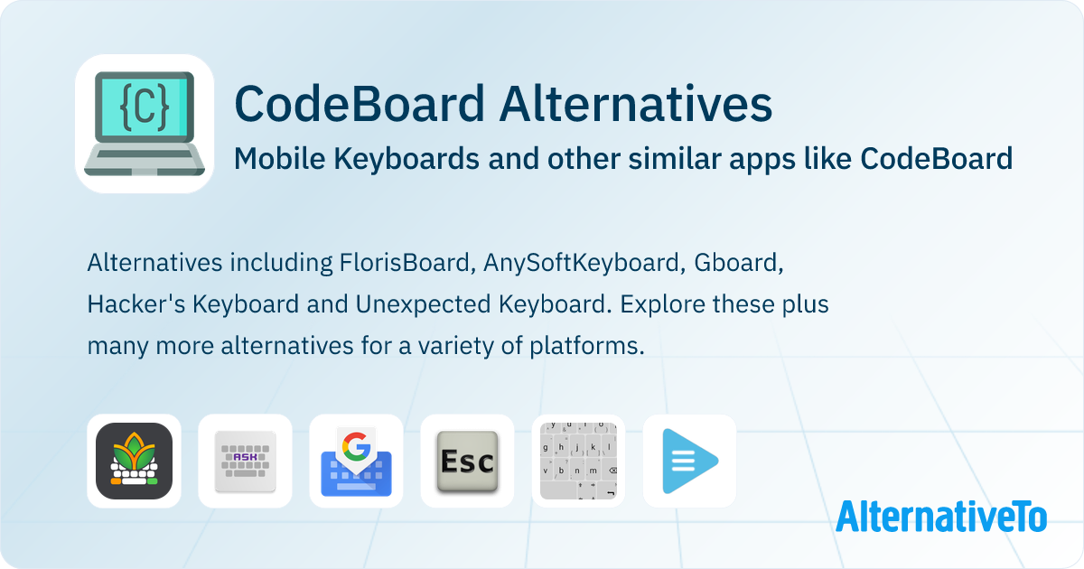 CodeBoard Alternatives: Top 14 Mobile Keyboards & Similar Apps ...