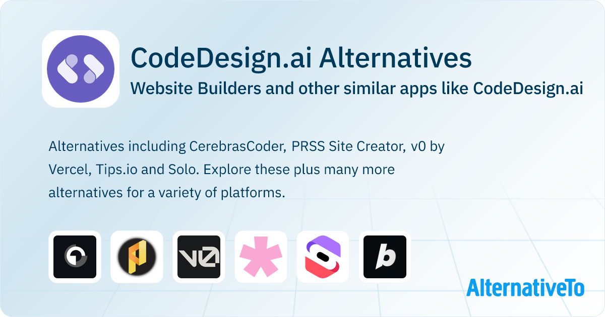 CodeDesign.ai Alternatives: Top 12 Website Builders & Similar Websites ...