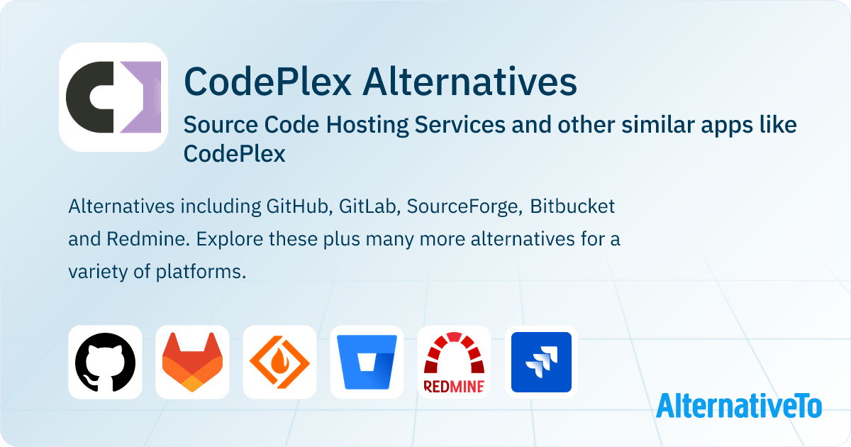 CodePlex Alternatives: Top 12 Source Code Hosting Services & Similar ...