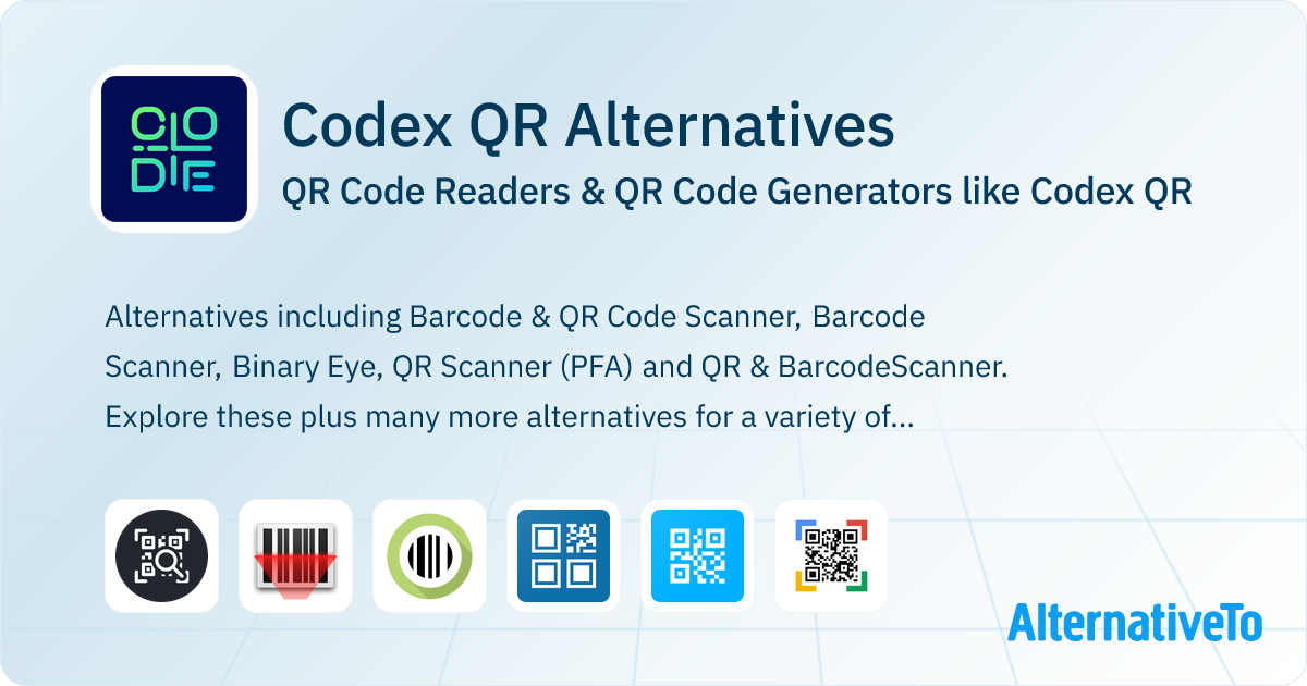 Codex QR Alternatives: Top 18 QR Code Readers | AlternativeTo