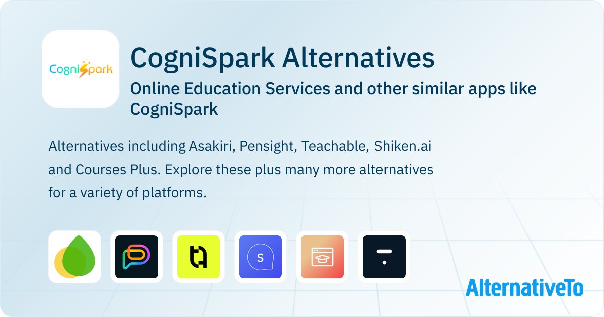 CogniSpark Alternatives: Top 12 Online Education Services & Similar ...