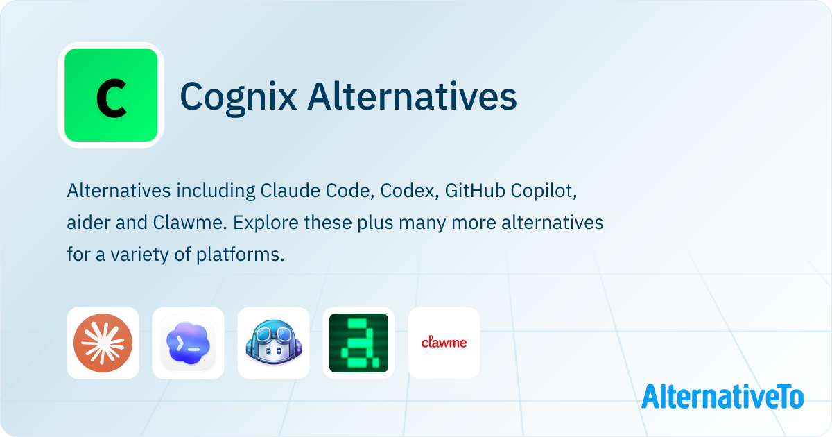 Cognix Alternatives - Explore Similar Software | AlternativeTo