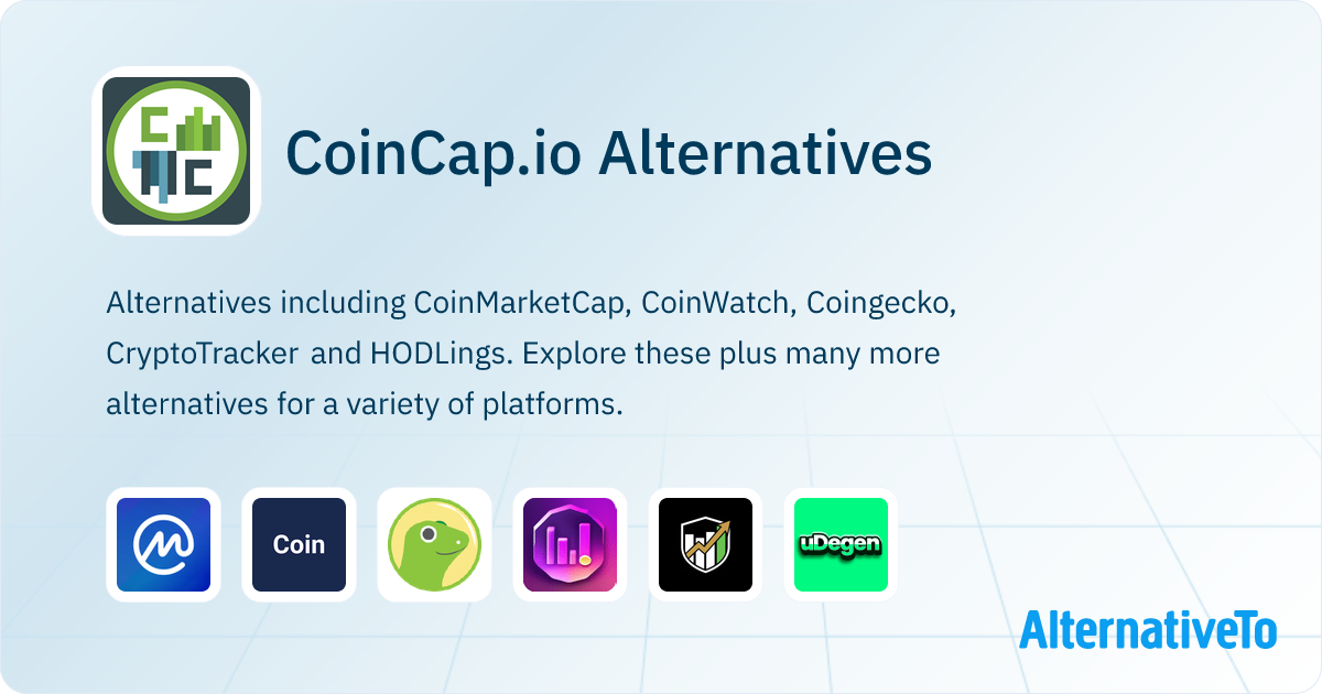 CoinCap.io Alternatives - Explore Similar Apps & Services | AlternativeTo