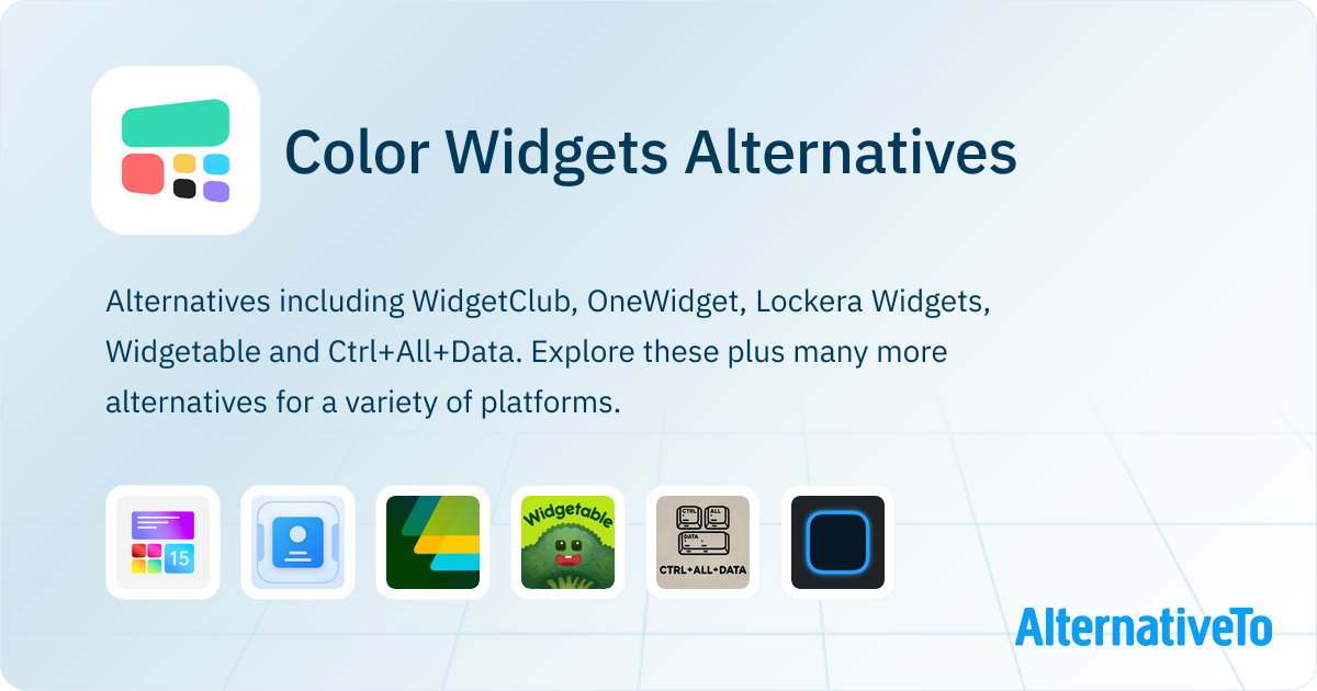 Color Widgets Alternatives - Explore Similar Apps | AlternativeTo