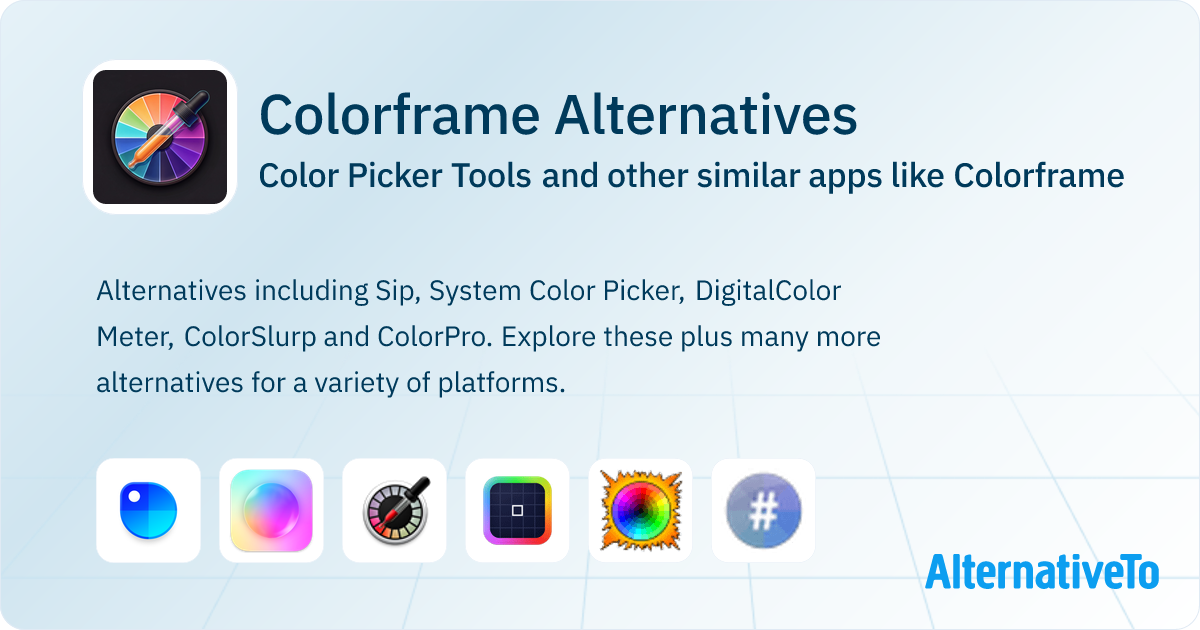 Colorframe Alternatives: Top 7 Color Picker Tools & Similar Apps ...