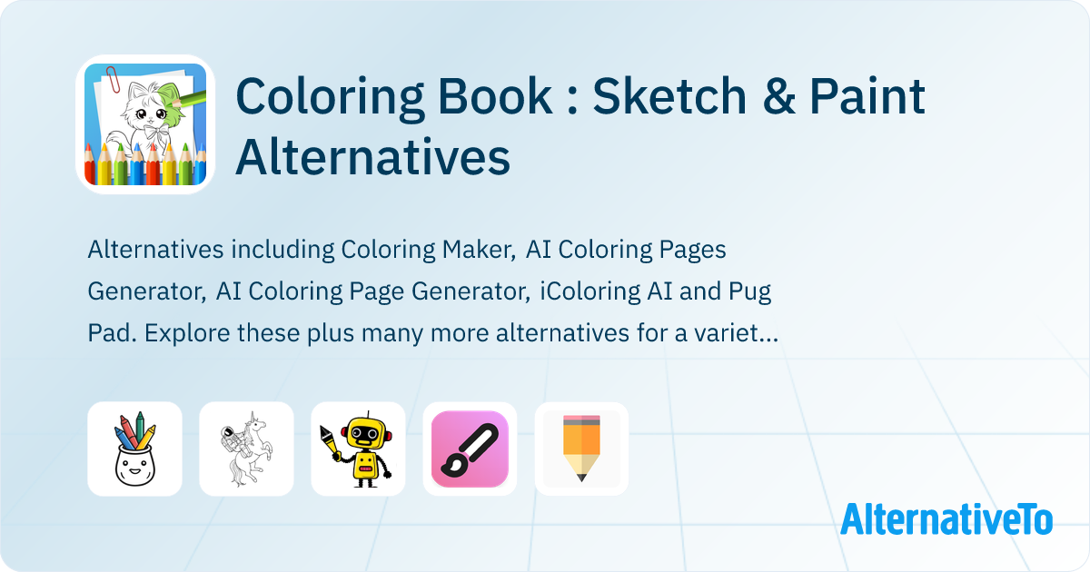 Coloring Book : Sketch & Paint Alternatives - Explore Similar Apps ...