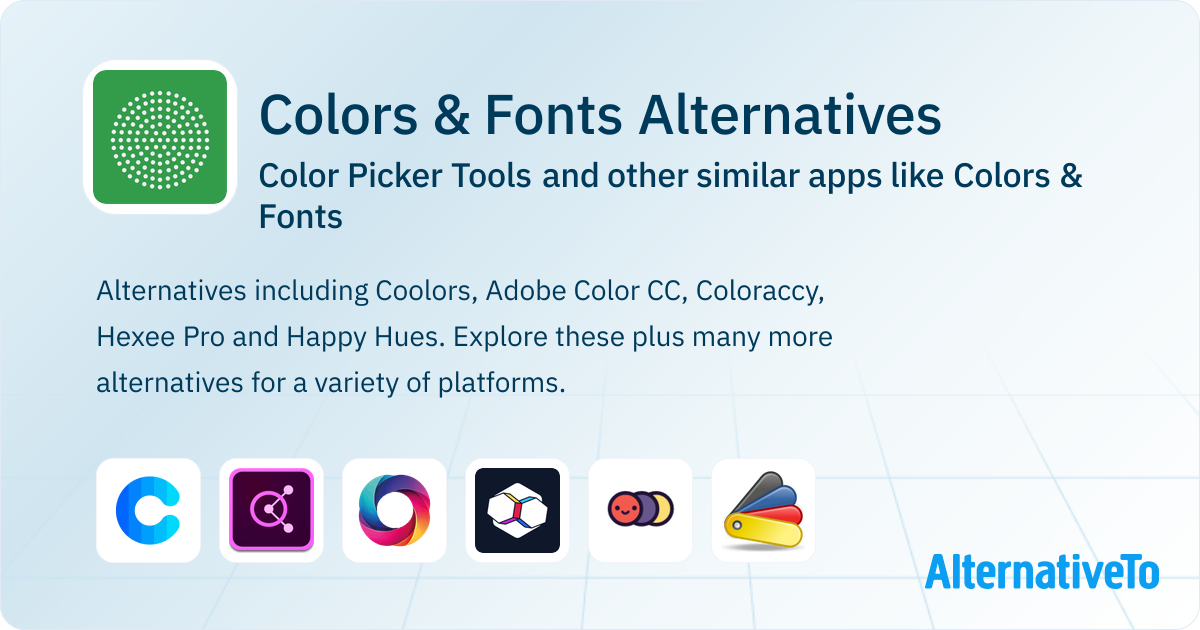 Colors & Fonts Alternatives: Top 12 Color Picker Tools & Similar Apps ...