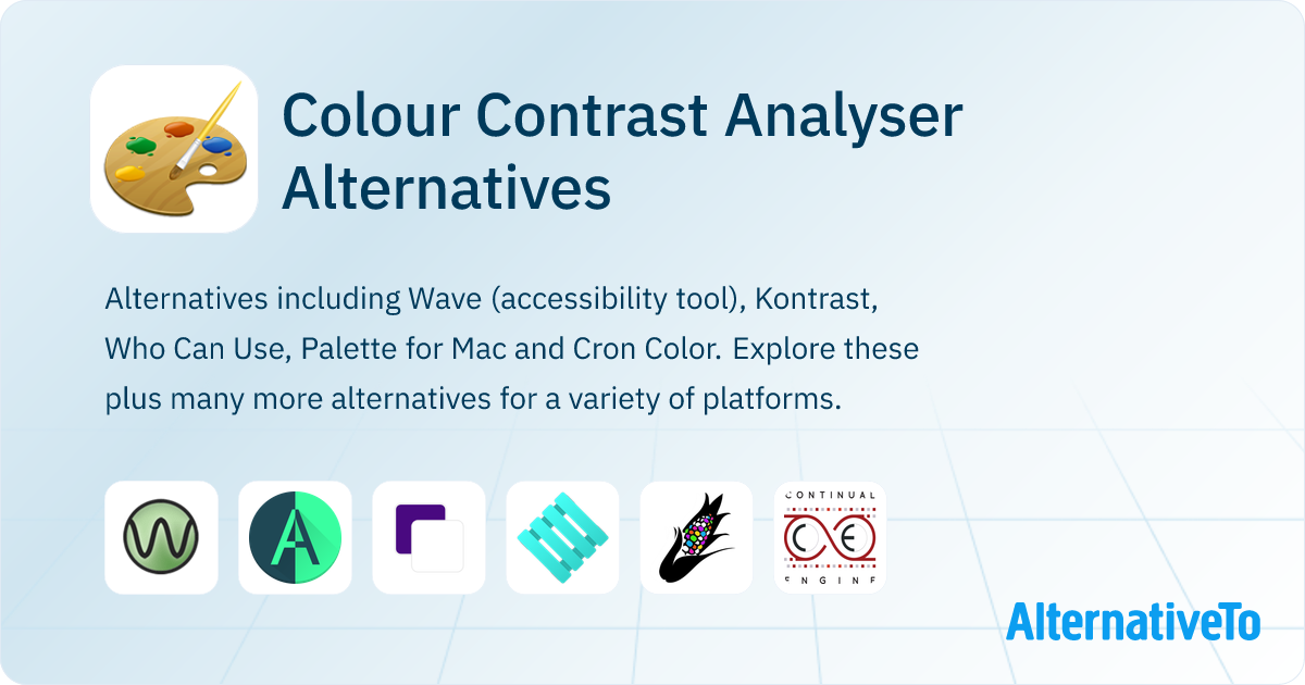 Colour Contrast Analyser Alternatives - Explore Similar Software ...