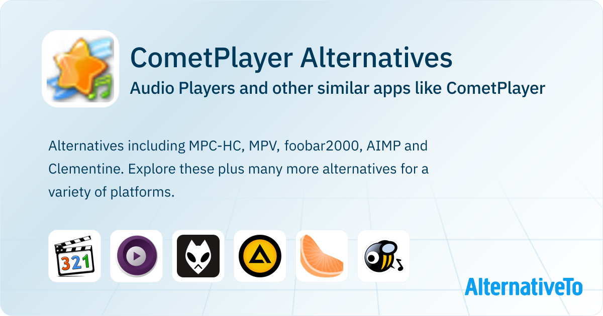 CometPlayer Alternatives: Top 12 Audio Players & Similar Apps ...