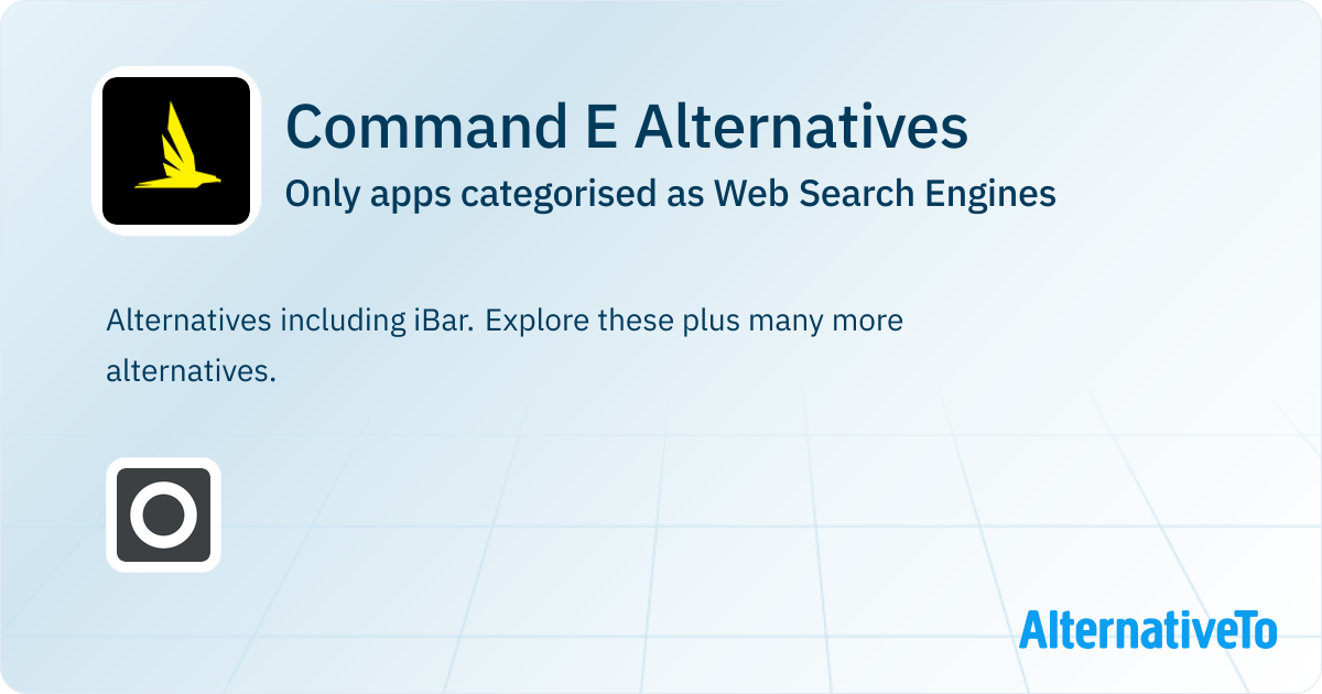 Command E Alternatives: Top 1 Web Search Engines | AlternativeTo