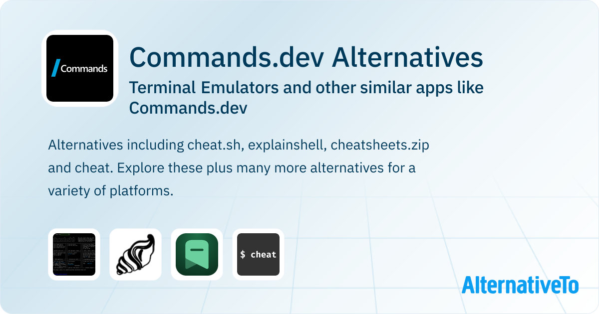 Commands.dev Alternatives: Top 4 Terminal Emulators & Similar Websites ...