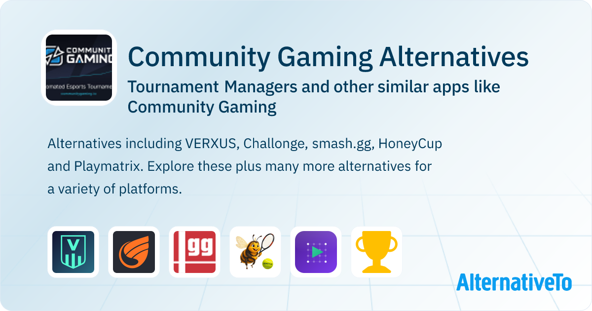 Community Gaming Alternatives: Top 12 Tournament Managers & Similar ...
