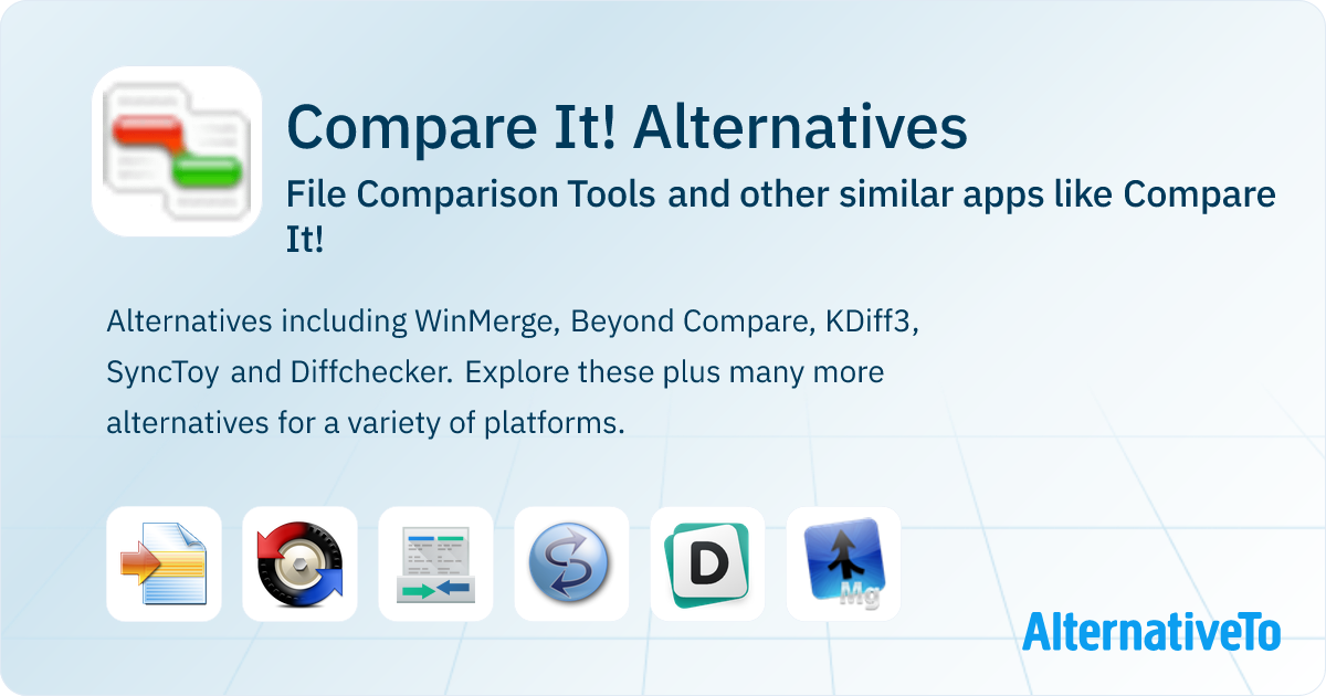 Compare It! Alternatives: Top 12 File Comparison Tools & Similar Apps ...