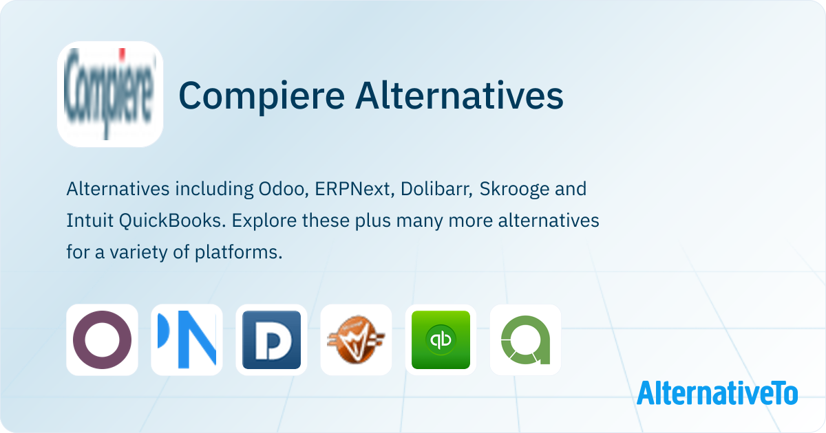 Compiere Alternatives - Explore Similar Software | AlternativeTo